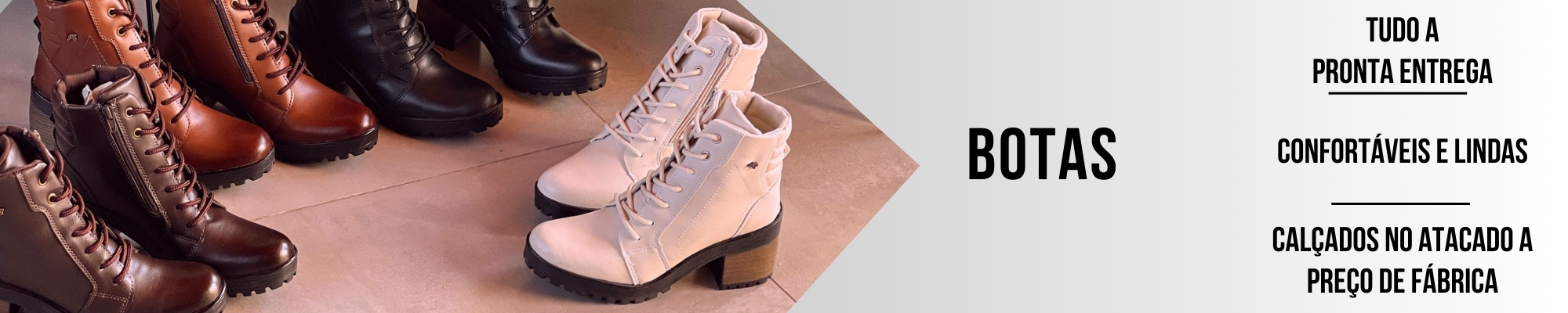 Botas Femininas no Atacado | Distribuidora de Calçados Loja de Sapatos ...